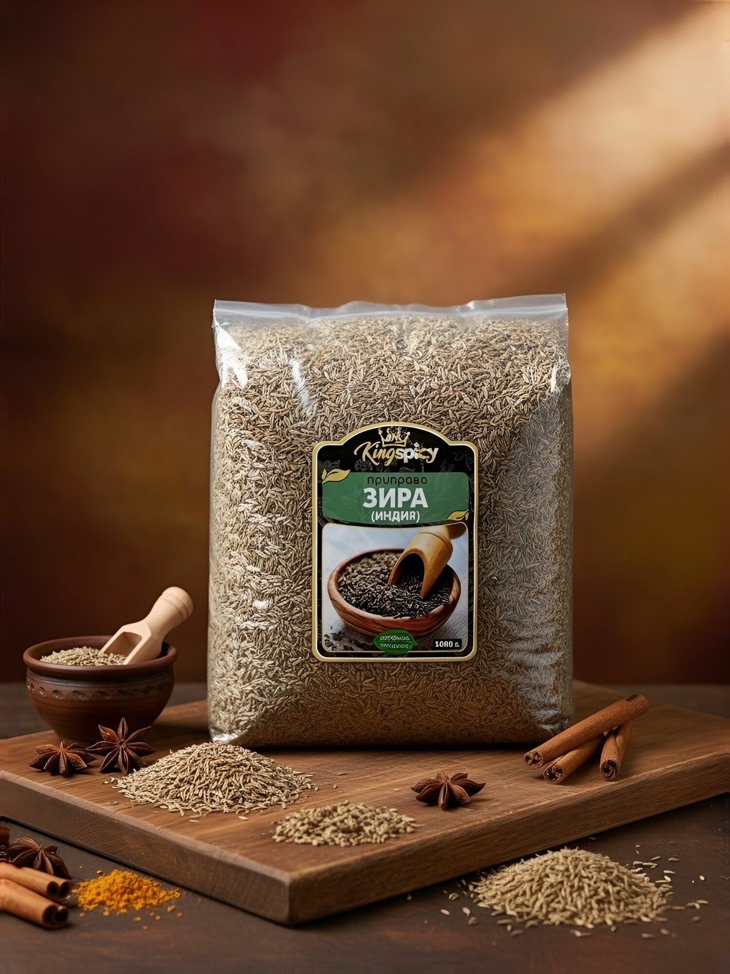 Зира, приправа зира, Кумин, Индия, 1000г