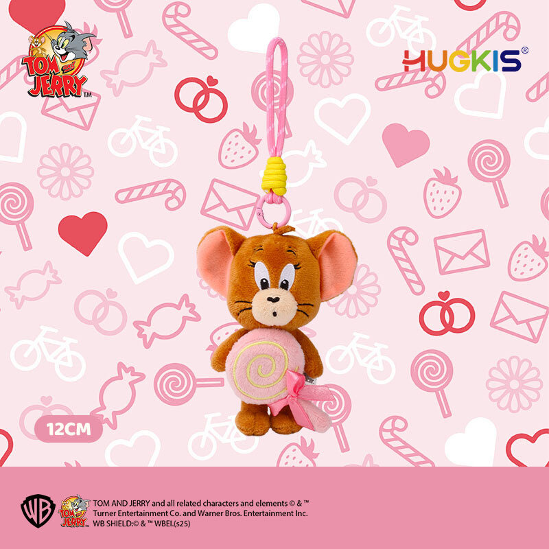 Официальный магнитный плюшевый кулон Том и Джерри, милый кукольный подарок, замена конфет, лучший подарок для друга