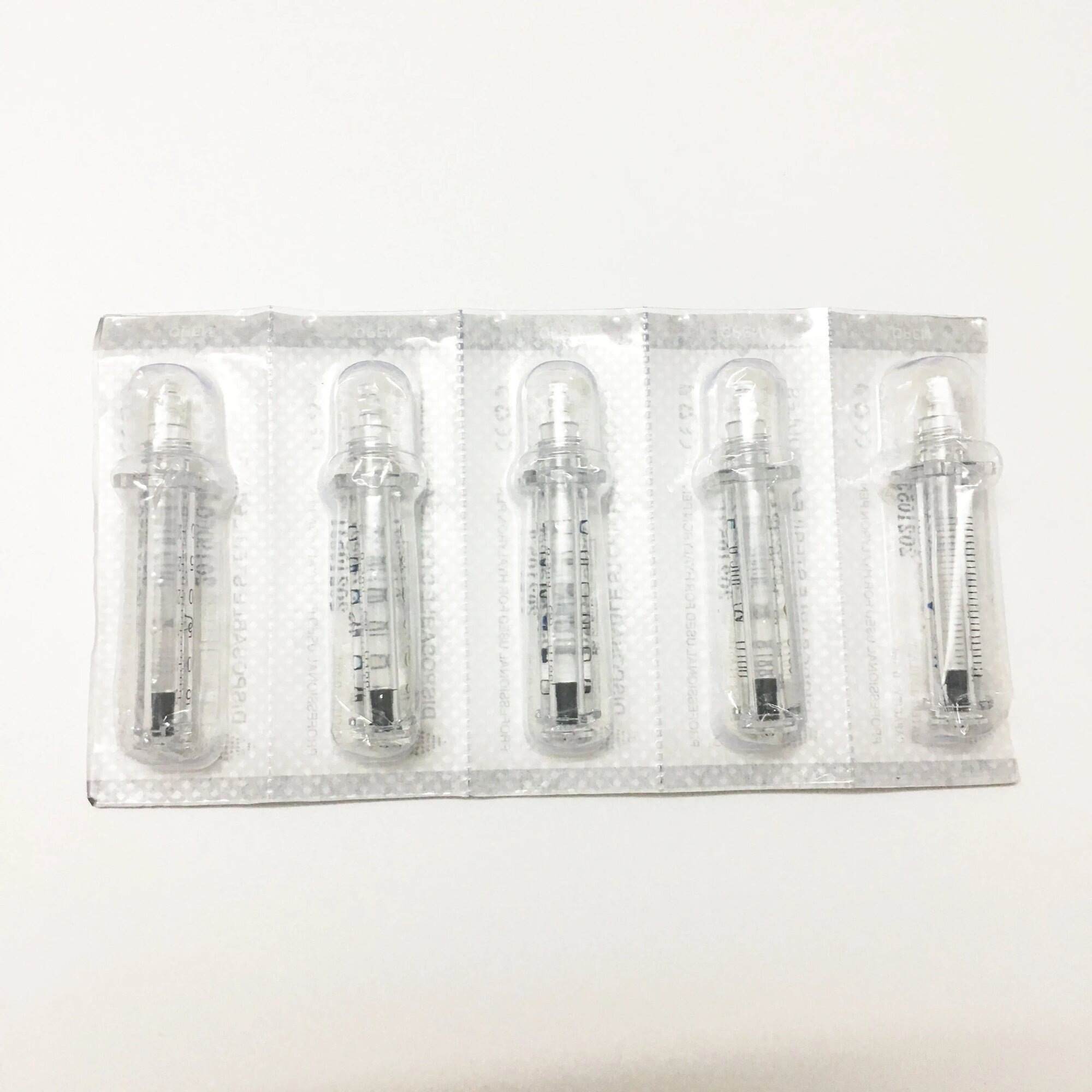 Одноразовые картриджи для гиалуроновой ручки 0,3 мл / 0,5 мл 0.3ML, 20 PCS