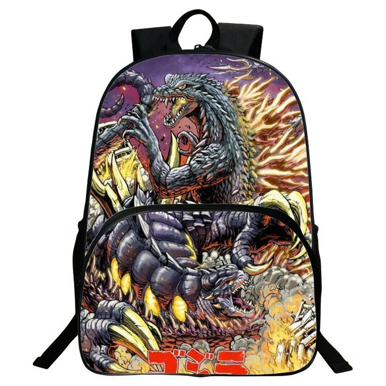 2026 Годзилла 2 Рюкзак Король Монстров Школьный Рюкзак для Студентов Годзилла Мультфильм Детский Рюкзак Легкий