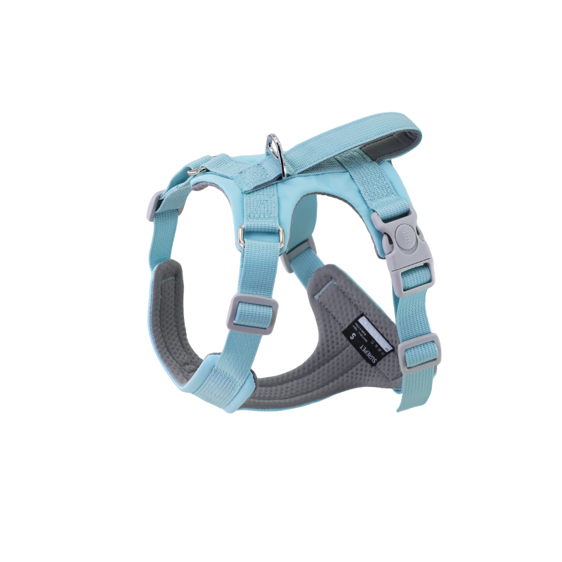 Поводок-жилет для собак в макаронных цветах для корги, бишонов, собак породы тедди и сиба-ину. весенний