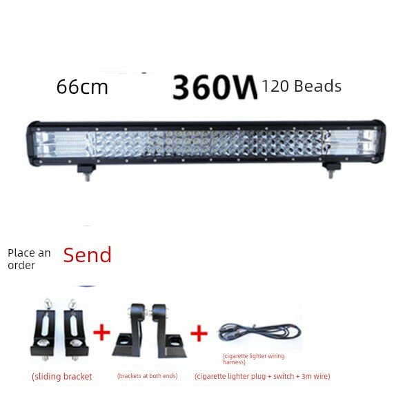 Светодиодные прожекторы для автомобиля 12В 24В, универсальные, для модификации решетки радиатора грузовика,