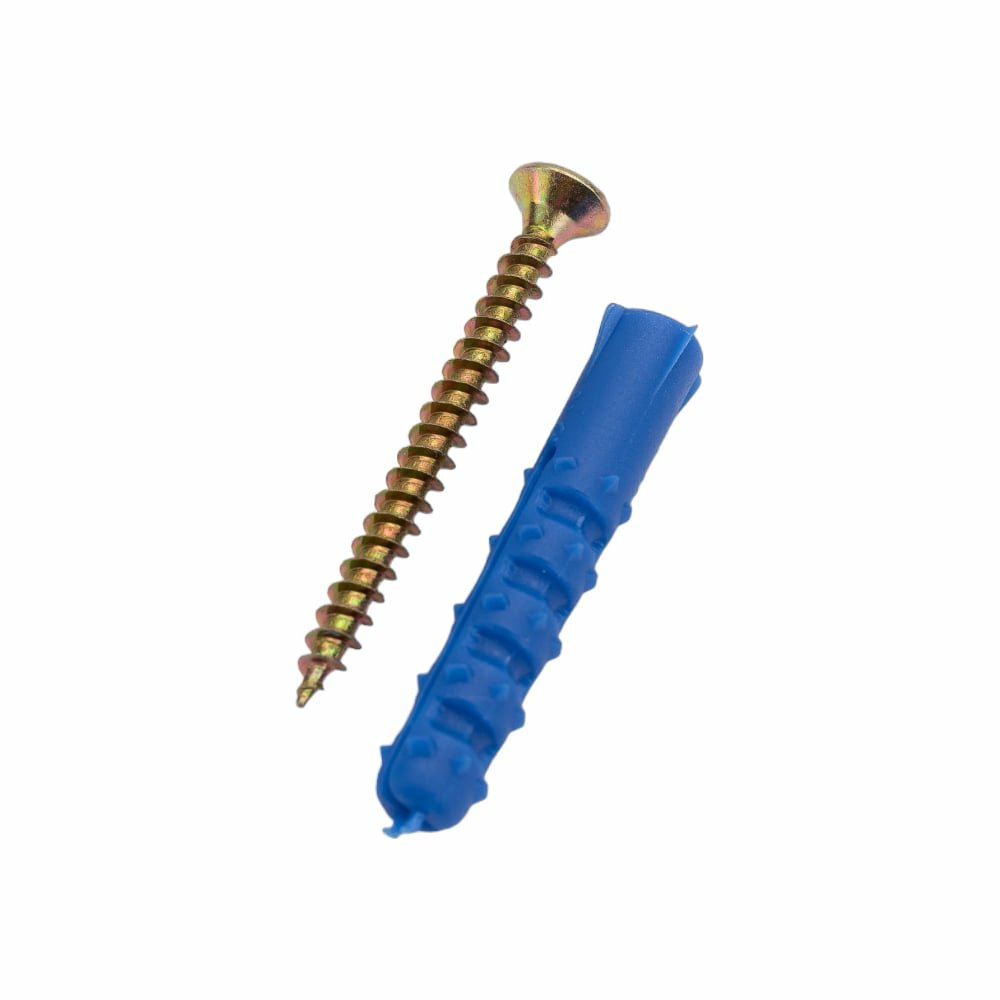 Набор дюбелей ежей для крепления плинтусов vipкрепеж 8х40 (5 шт.)