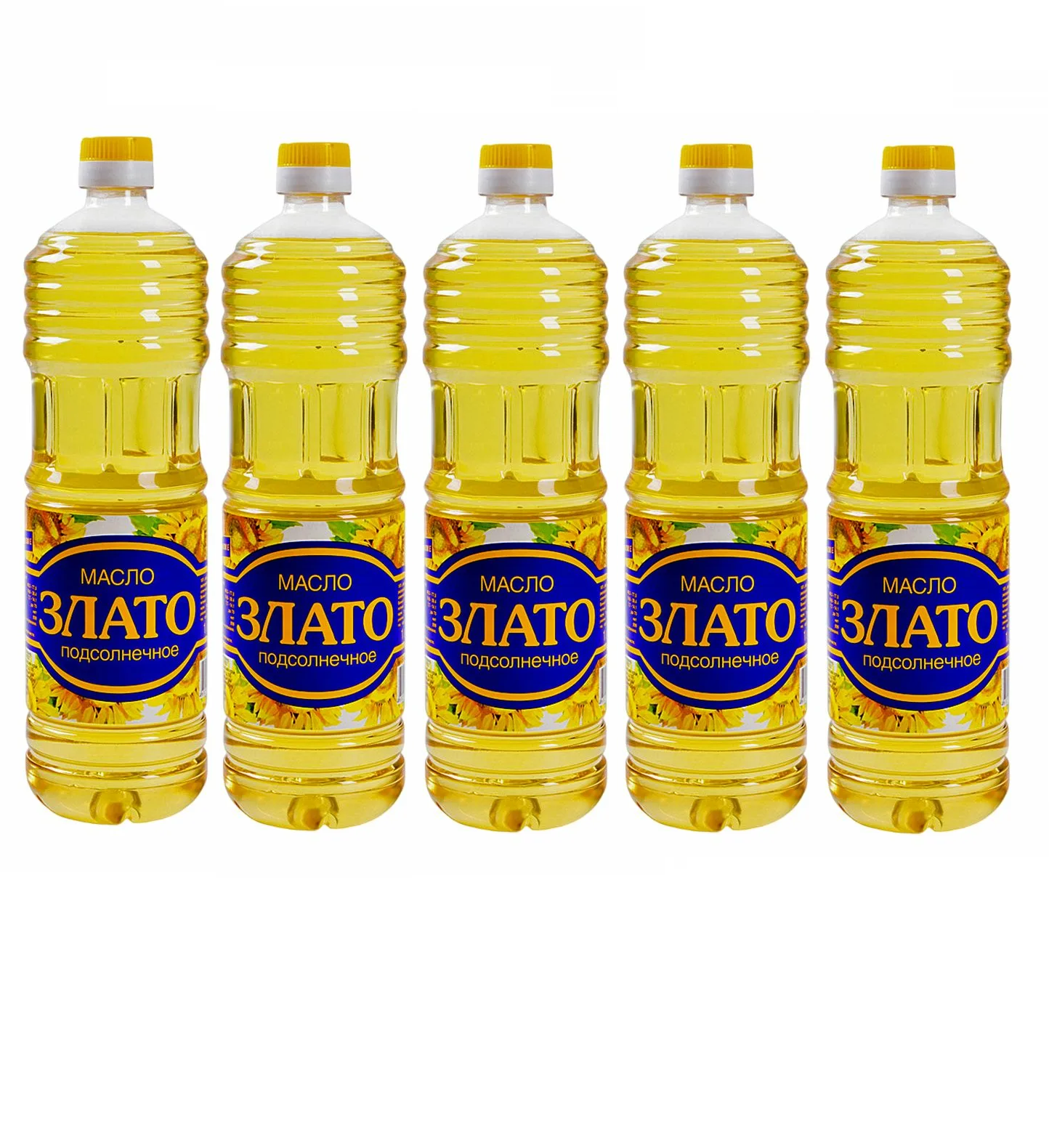 Масло Злато подсолнечное 1 л (Набор из 5шт)