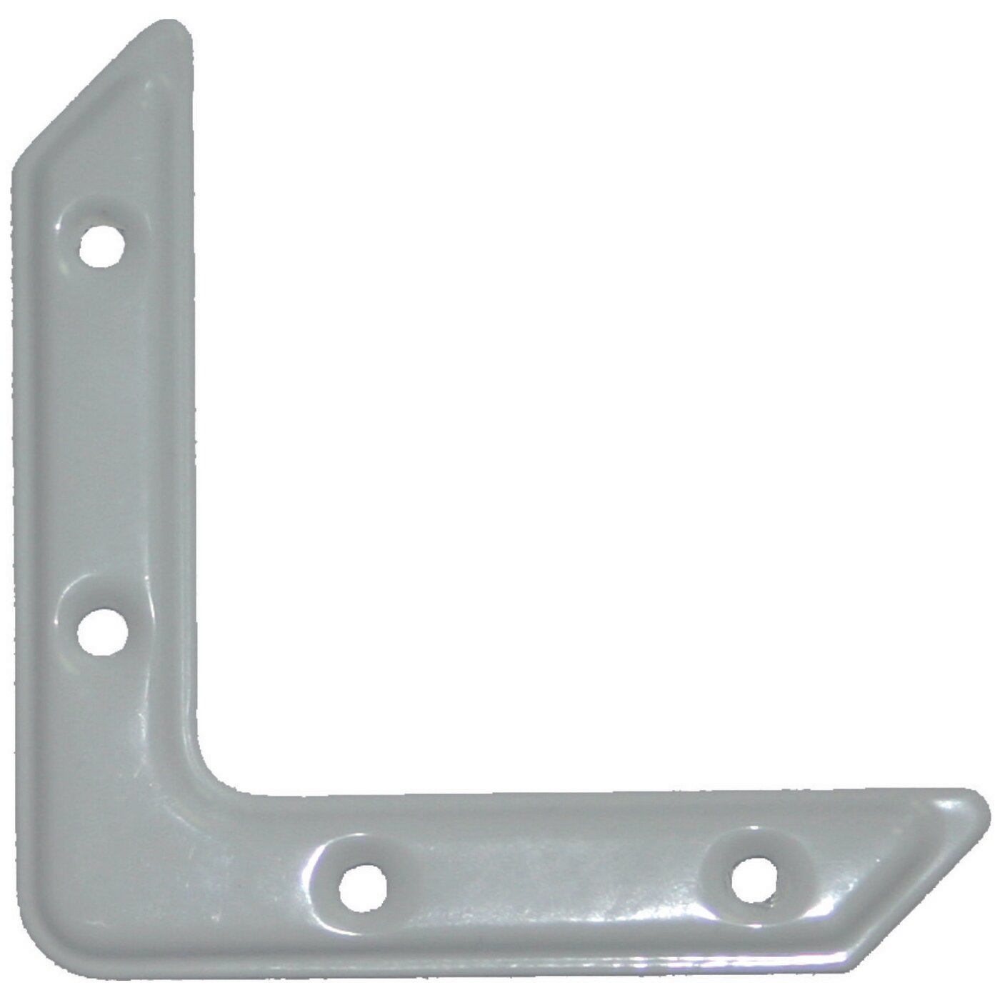 Уголок плоский крепежный 50х50мм белый