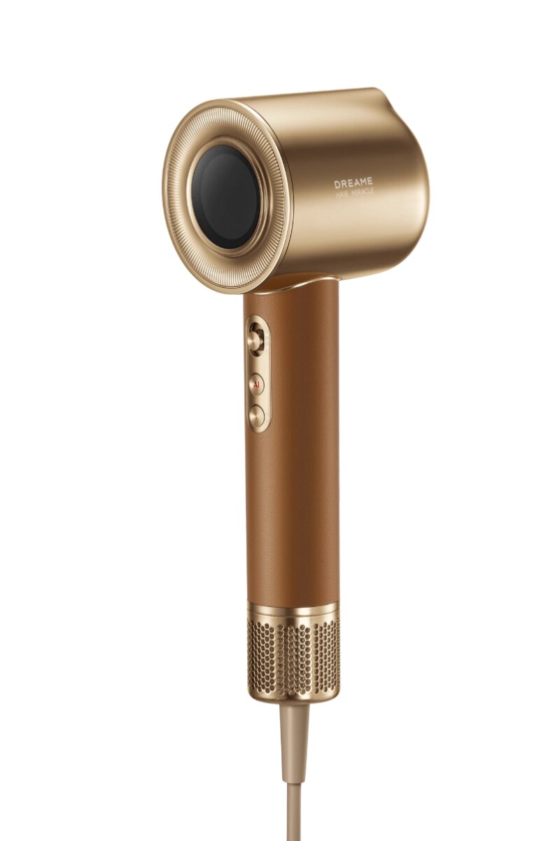 Фен Dreame Нairdryer Miracle Pro Gold AHX30, 1600 Вт, 4 насадки