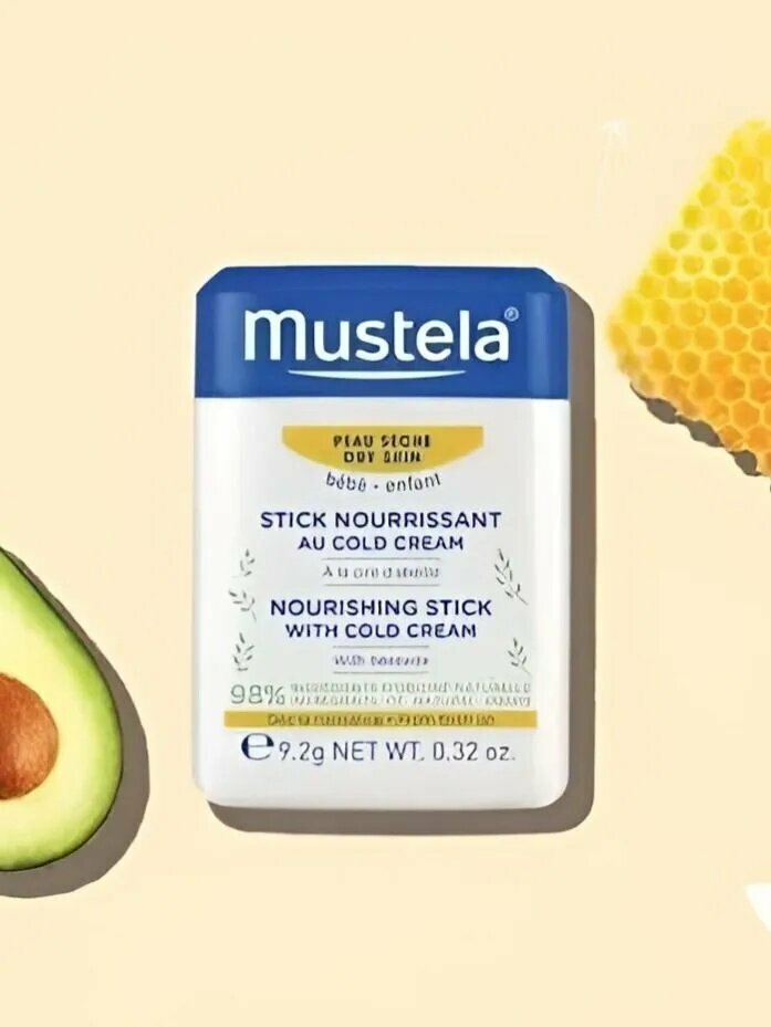 Оригинал - Питательный карандаш Mustela с кольд-кремом, 10,1 мл