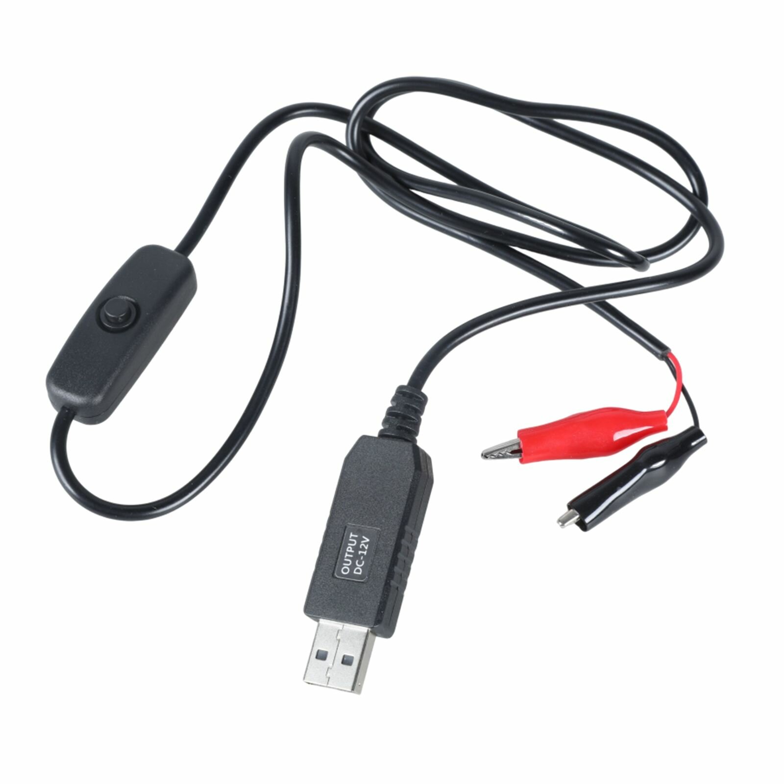 USB-кабель с зажимами "крокодил" для питания 12 пользователей