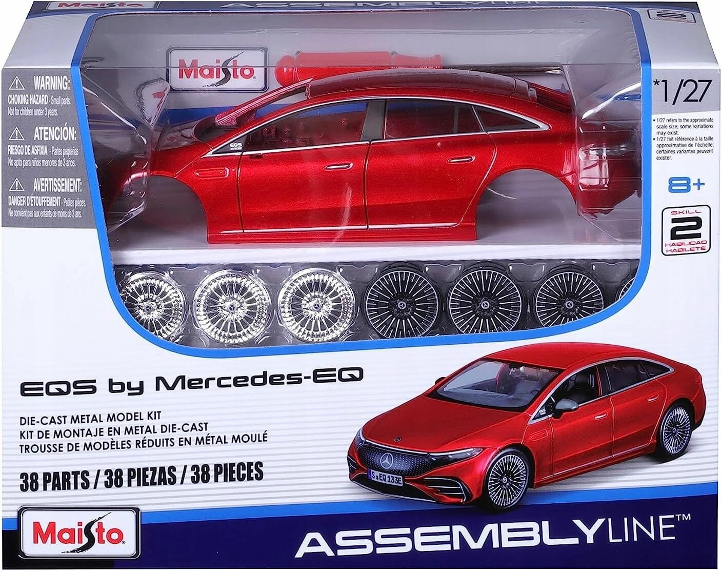 Игрушечный транспорт Maisto- Сборная модель MERCEDES-EQ ,1:24 - 39261