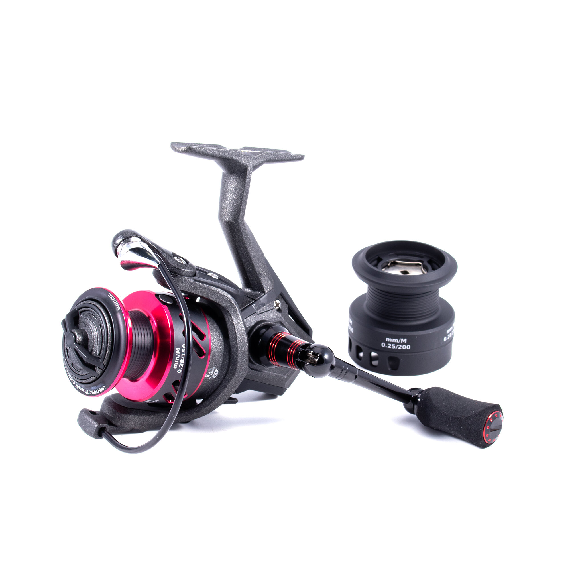 Катушка безынерционная Namazu Pro Thor TH2000, 8+1 подш, металлическая шпуля + пластиковая шпуля