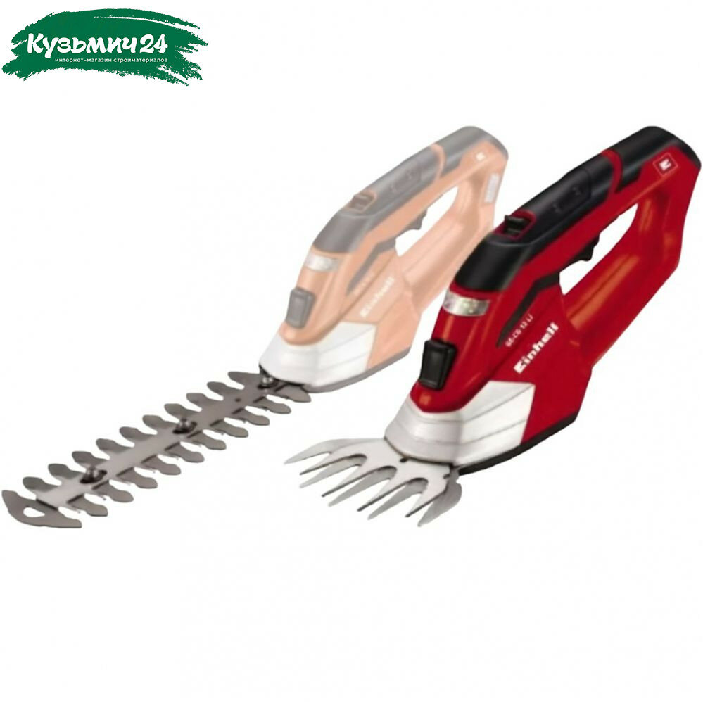 Ножницы+кусторез аккумуляторные Einhell GE-CG 12 Li для подстригания кустов