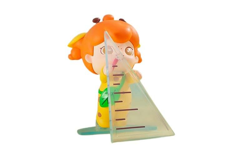 POP MART MIGO.mido канцелярские фигурки унисекс Surprise Box, Confirmed-Giraffe Ruler (Open)