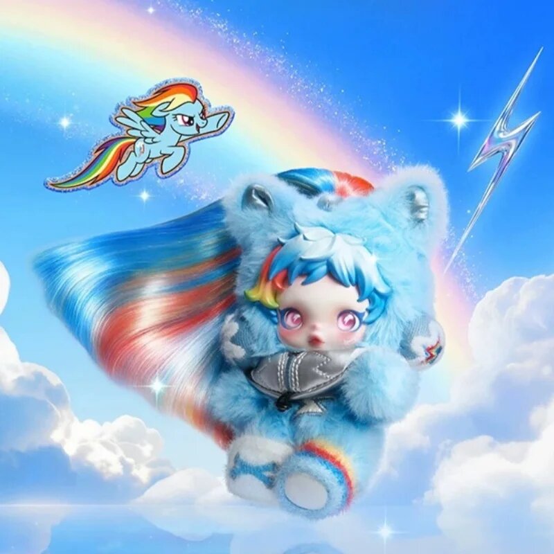 POP MART SKULLPANDA x My Little Pony Плюшевая кукла-подвеска