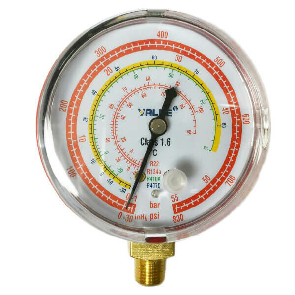 Манометр VALUE CBH 55bar (22; 134A; 410A; 407С) 68мм