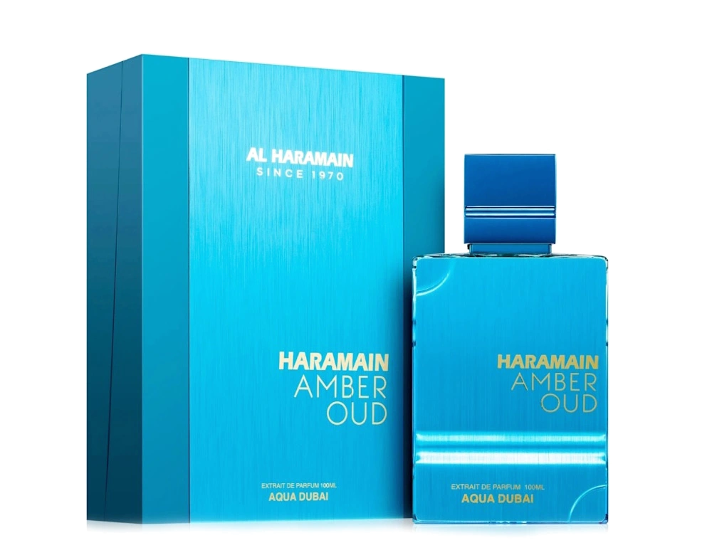 100 мл духи Al Haramain Amber Oud Aqua Dubai / Аль Харамейн Амбер Уд Аква Дубаи унисекс