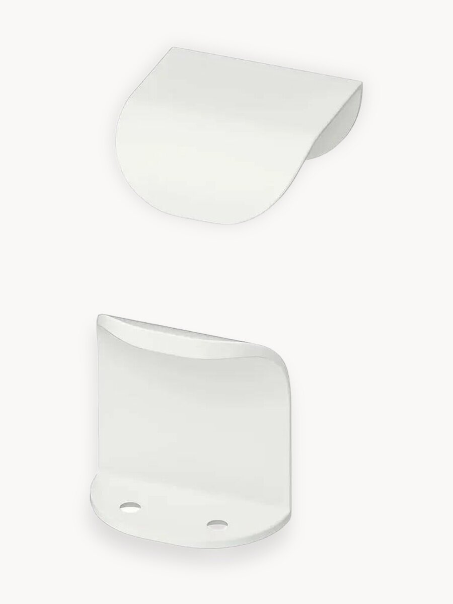 Ручка мебельная 40 мм, 2 шт. белый цвет IKEA BILLSBRO бильсбру