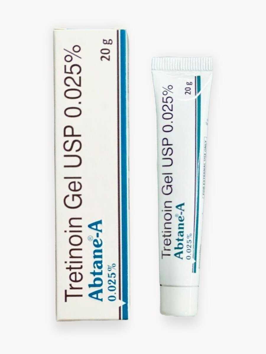 Абтан-А Третиноин гель 0,025% (Abtane-A Tretinoin Gel USP), 20 грамм