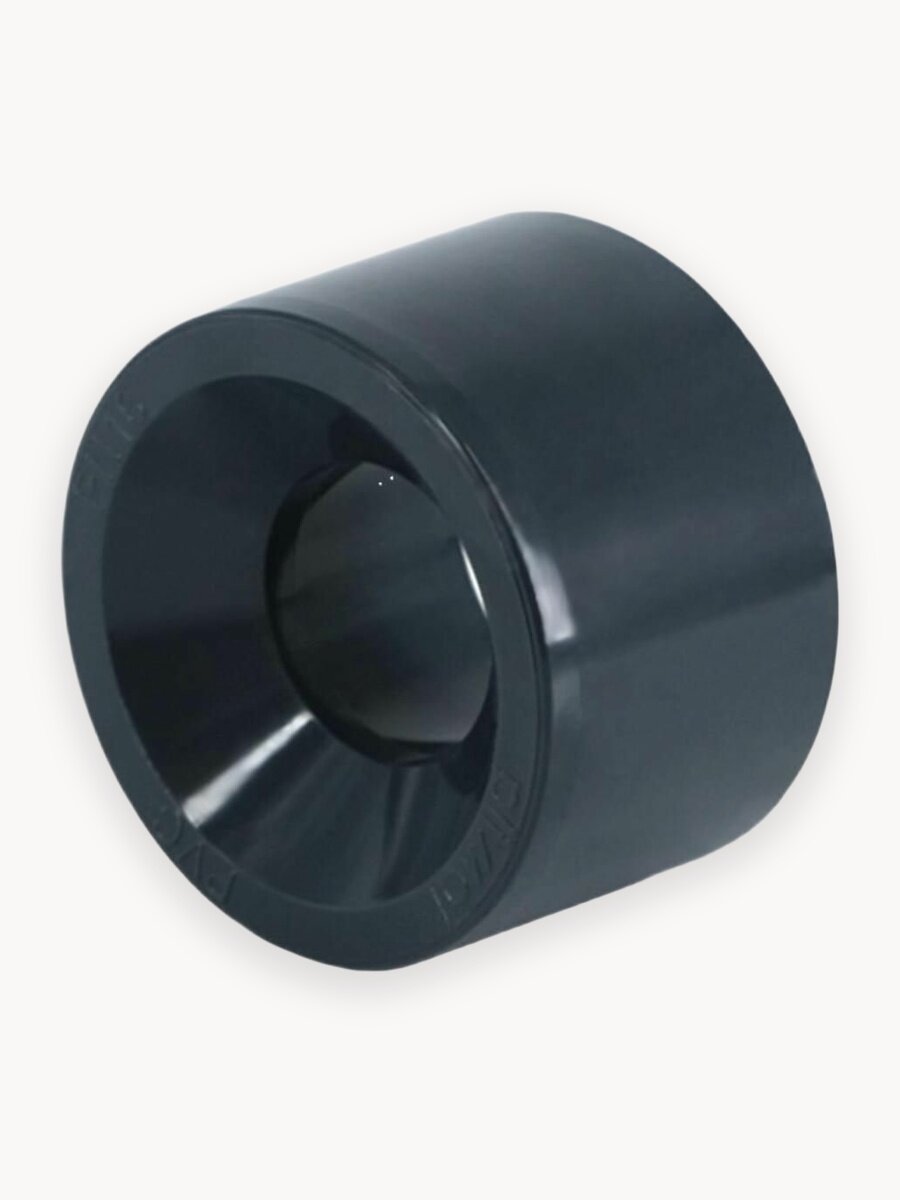 Втулка D 63 х 50 ПВХ редукционная клеевая Н-В, PREMIUM PLIMAT PN16 (клеевое соединение) для бассейнов и водоподготовки, водоочистки