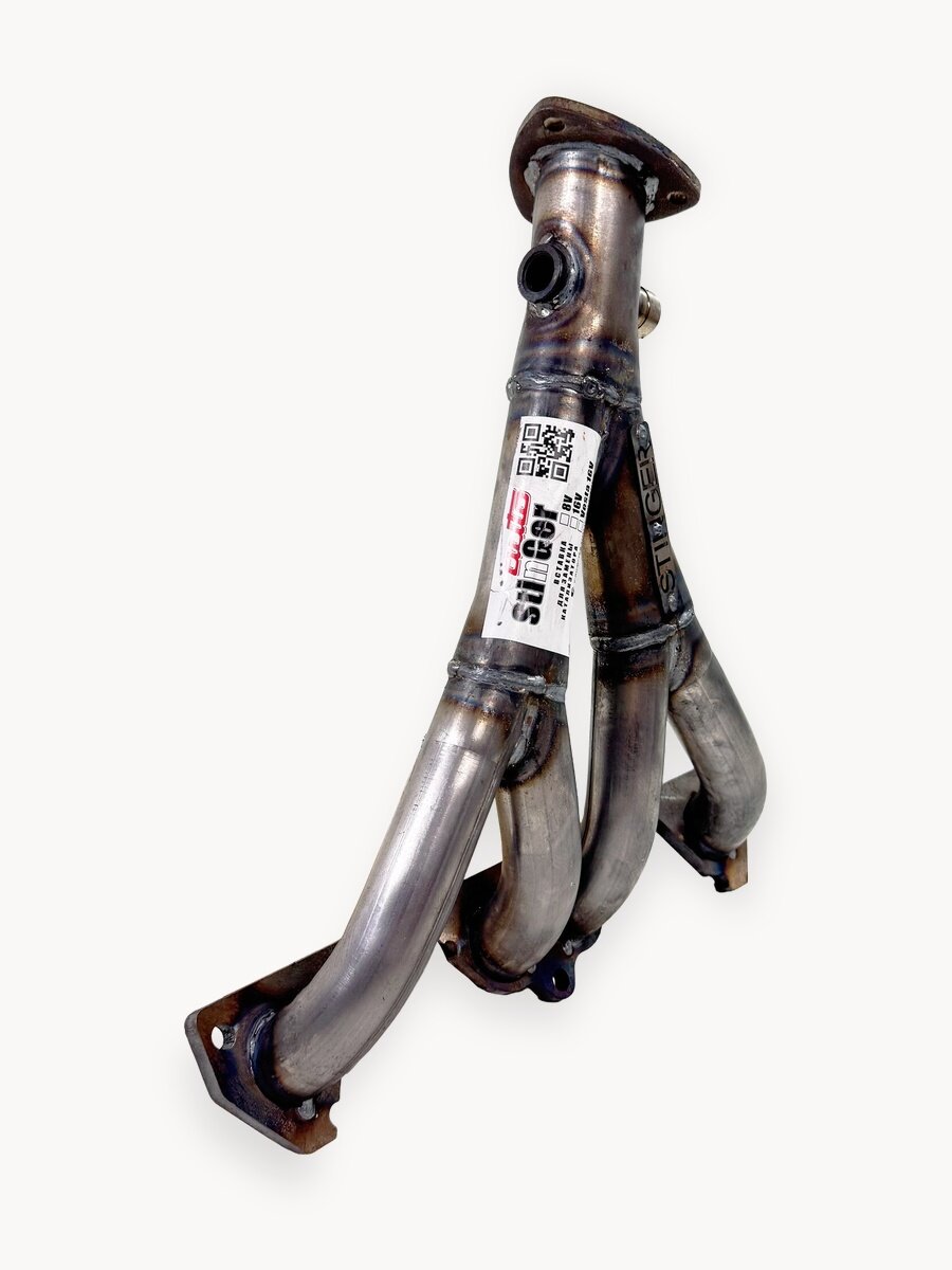 Выпускной коллектор паук 4-2-1 для автомобилей ВАЗ, LADA Приора, Калина, Гранта, 2110, 2112, 2114 8кл / вварная обманка, комплект