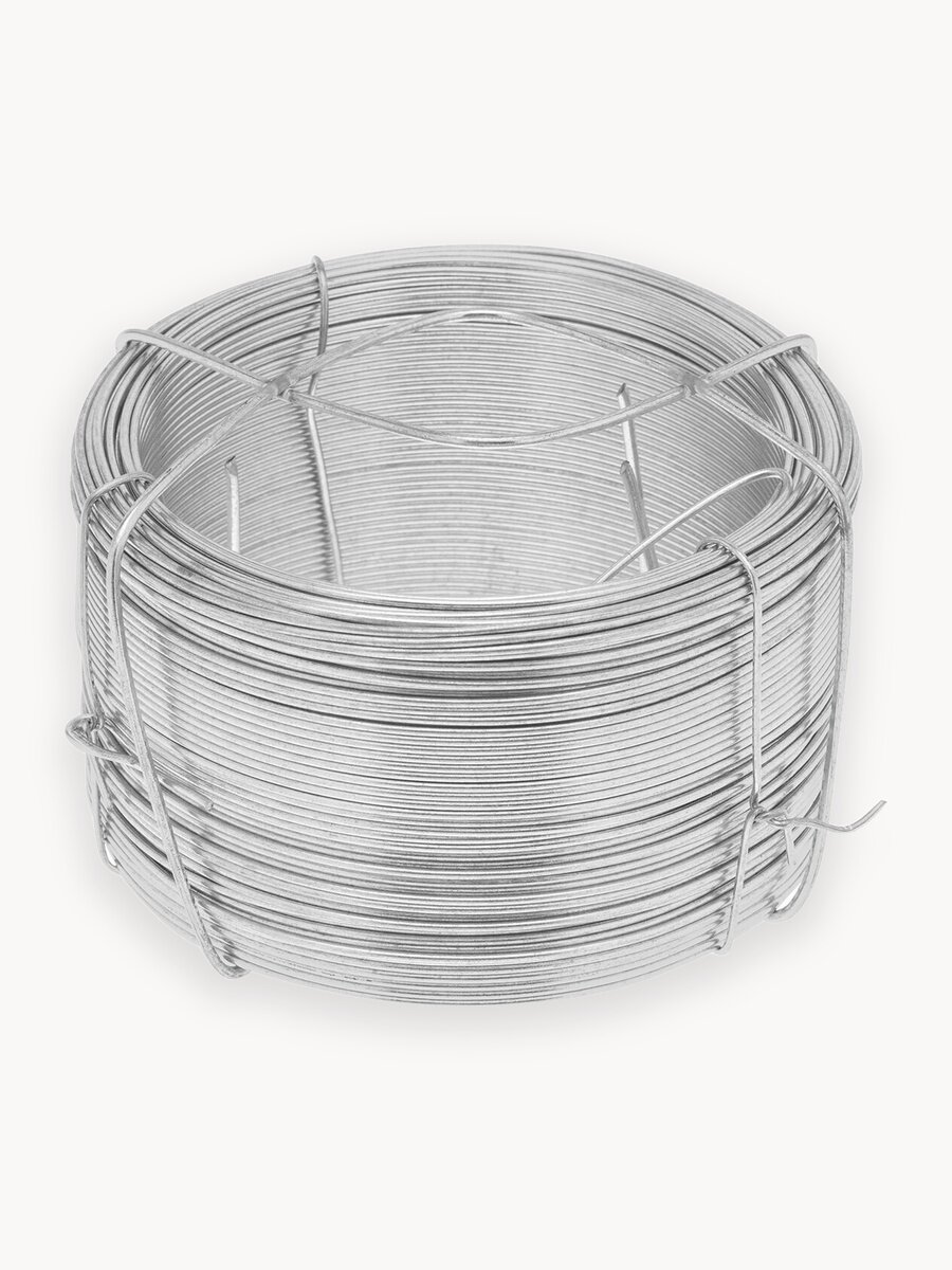 Проволока стальная Сибртех оцинкованная 0, 9 мм, длина 50 м 47752