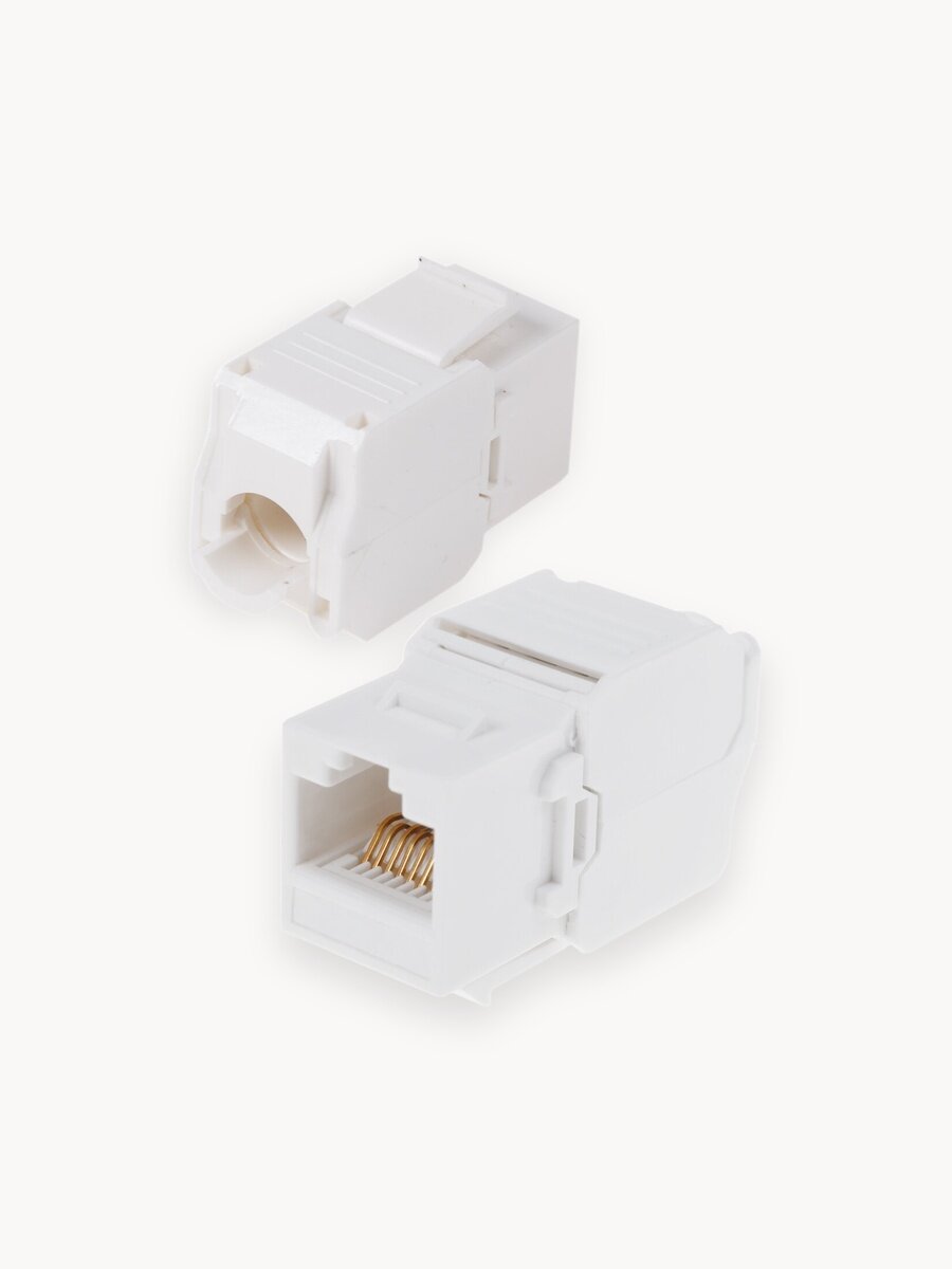 Джек гнездо RJ45 8Р8С для быстрого ручного монтажа на кабель (витая пара) REXANT