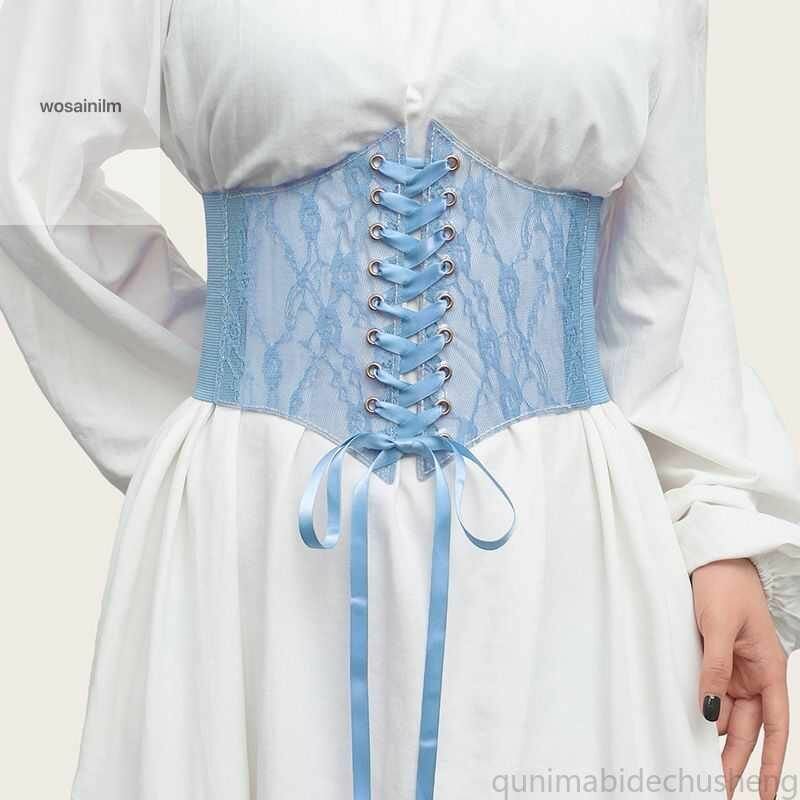 Корсет с цепочкой и с жемчужинами