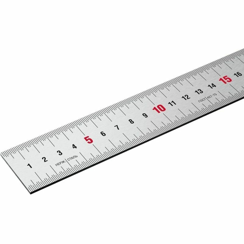 Линейка усиленная нержавеющая ЗУБР Про-100, длина 1.0 м (34280-100)