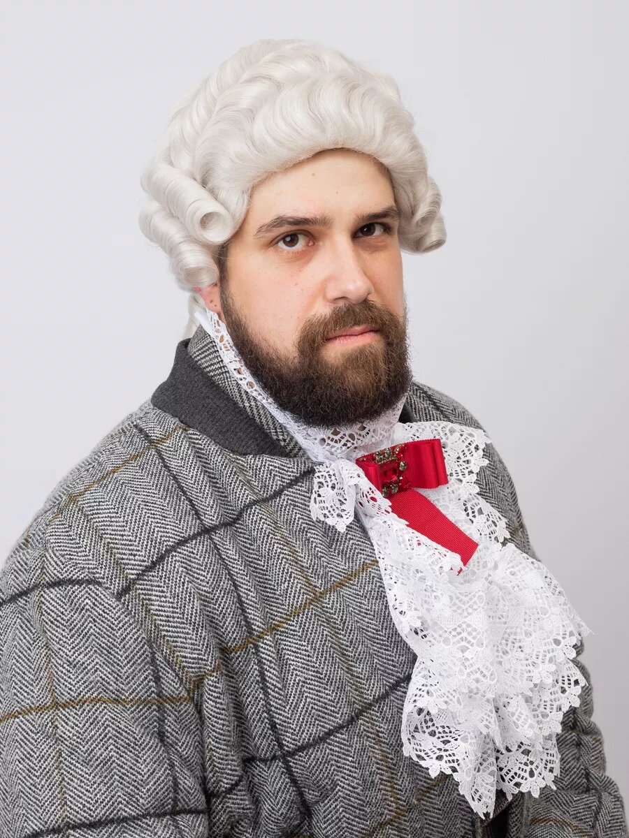 Парик Вельможа театральный, исторический