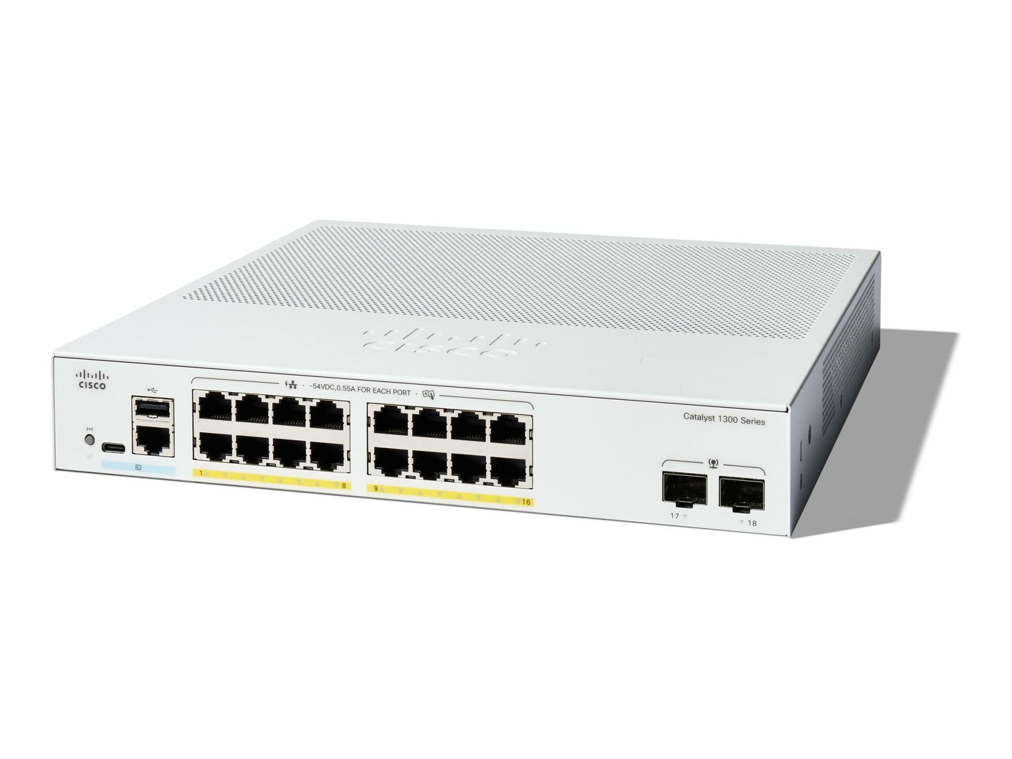 Коммутатор CISCO C1300-16P-2G