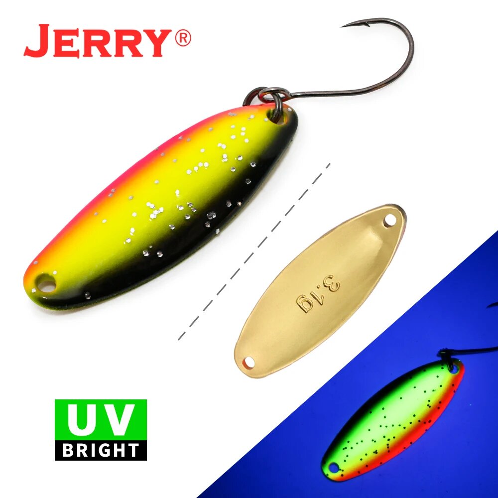 Jerry Mang, приманка для ловли форели, Lrf, искусственный воблер с одним крючком, спиннинговые приманки, 3,1 г, ложка для форели, окуня, снасти Pesca