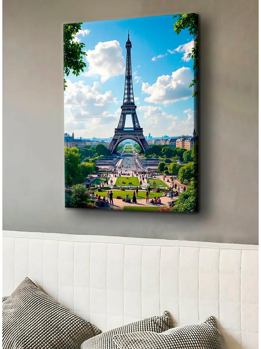 Картина "Париж", галерейная 50х70см 1шт.