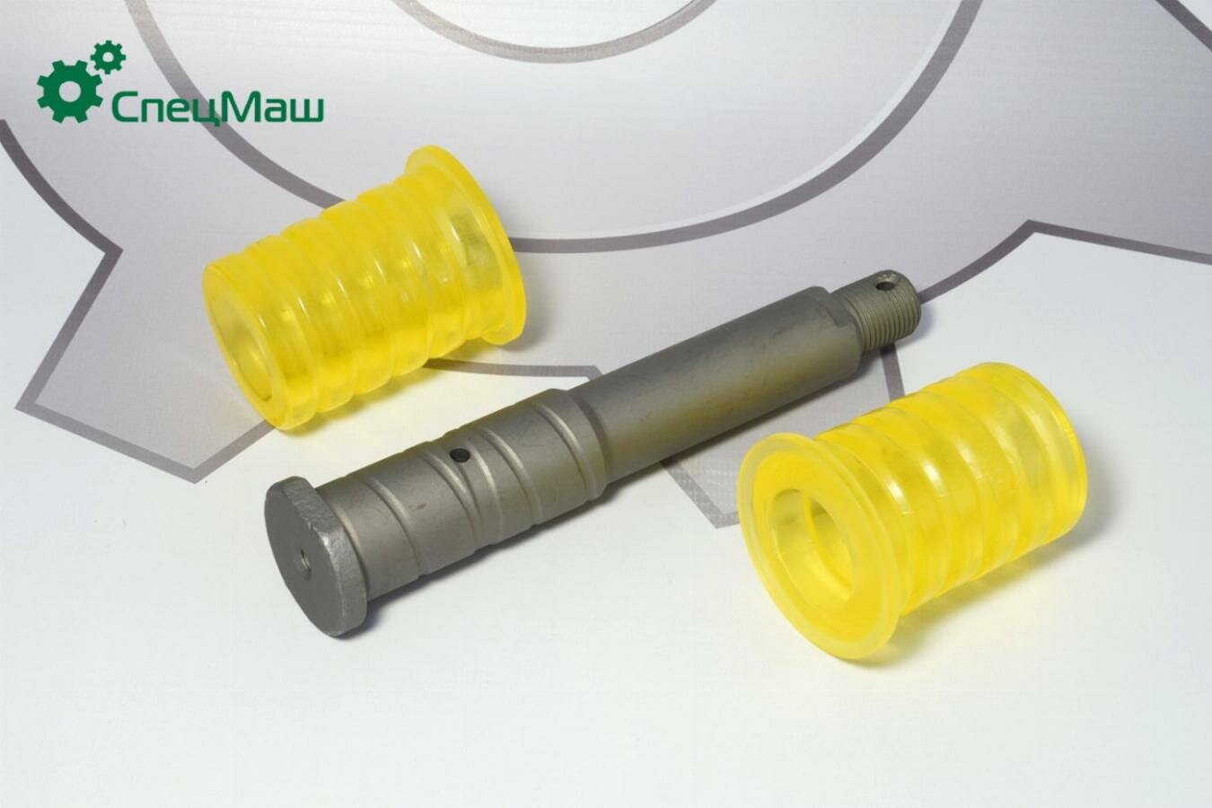 Р/к оси стабилизатора кабины 28*173 1 ось+2 втулки MAZ/KAMAZ/урал РК642215001722 (Спецмаш)