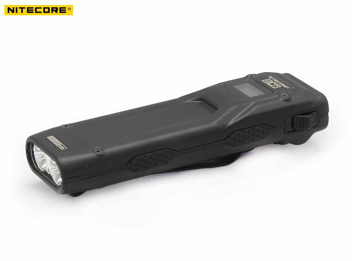 Фонарь NiteCore EDC23, Li-ion 1500 mAh, 2 x NiteLab UHi 25, 280 метров, 2500 люмен (Комплект)