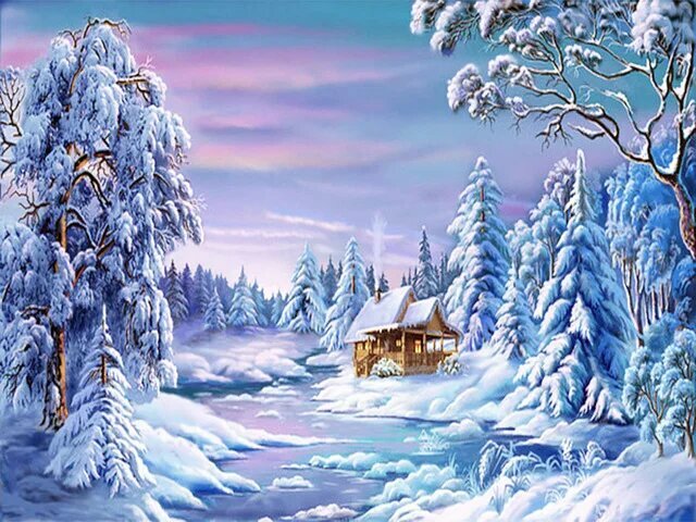 5D DIY Алмазная картина Ледяной снег Дом Полный круглый алмазная мозаика Пейзаж Алмазная вышивка Комплект Стразы Домашнее художественное украшение