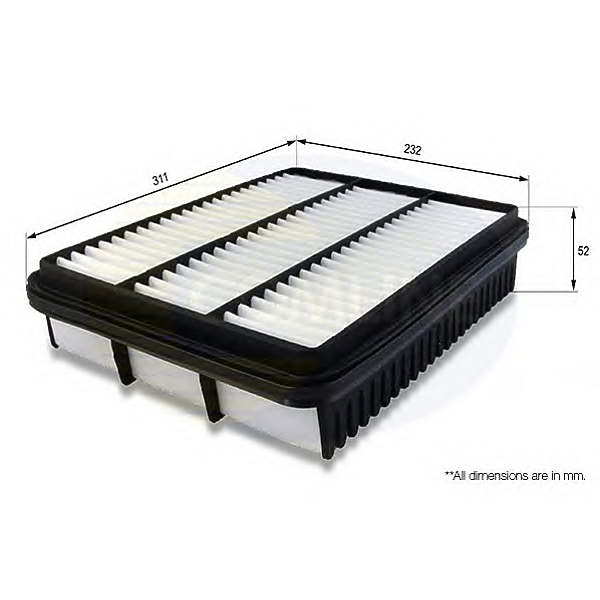 COMLINE CTY12090 (1780107010 / 1780130040 / 1780130080) фильтр возд toy Land Cruiser (Ленд Крузер) 2.7 / 3.0d-4d 02-