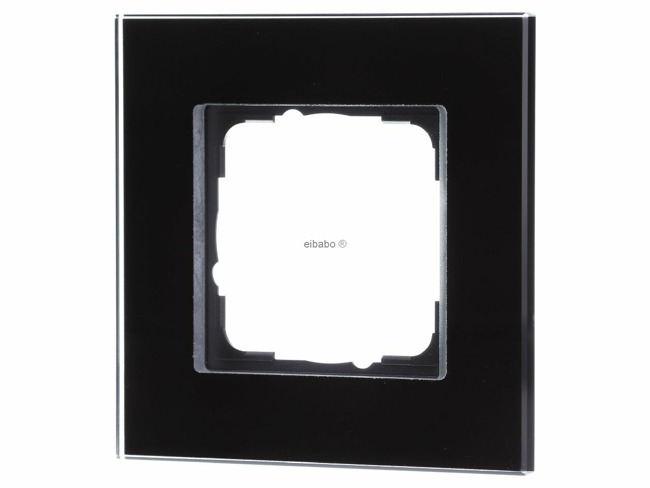 Рамка Gira Esprit 021105, 1-местная, термопластик, стекло, черный