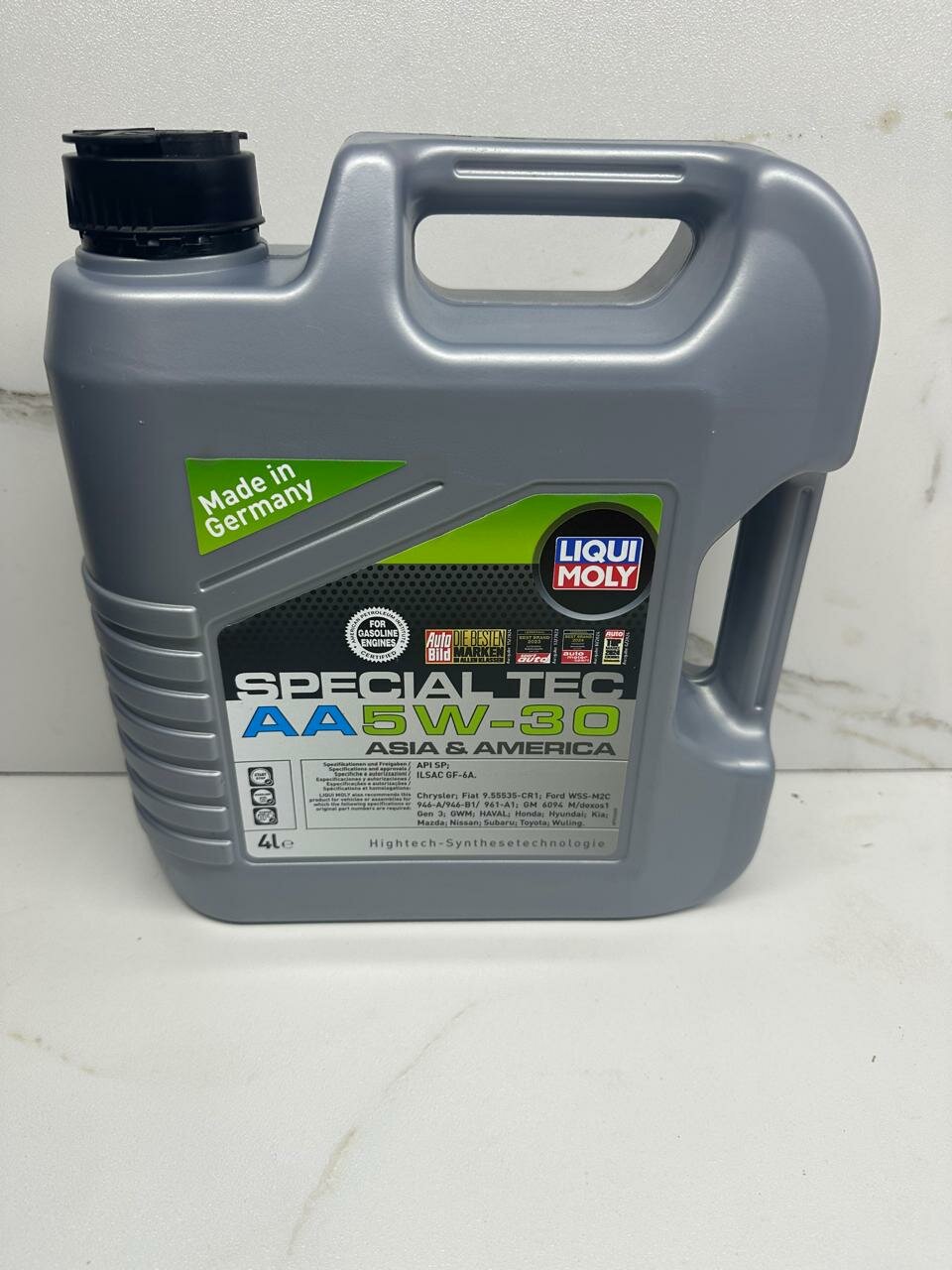LIQUI MOLY 7516 НС-синт. мот. масло Special Tec AA 5W-30 SP GF-6A (4л) (7616) 7516