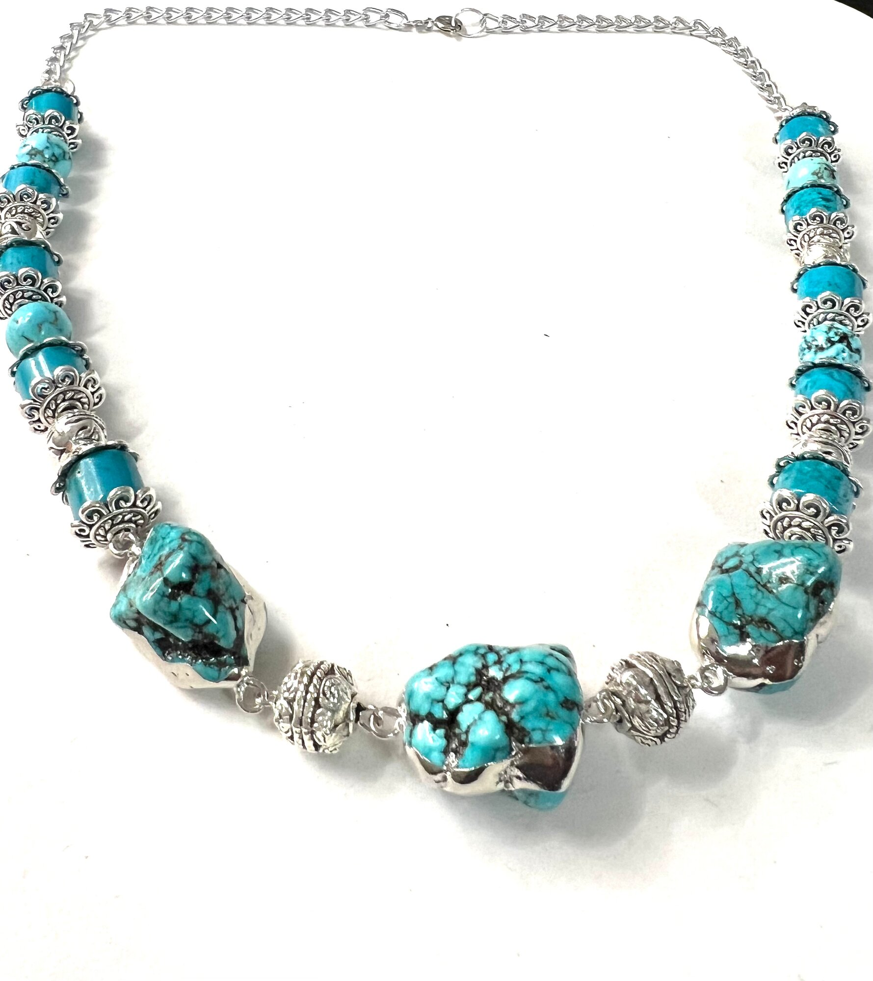 Колье, бирюза