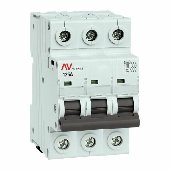 EKF Averes Выключатель нагрузки AVN 3P 125A, avn-3-125-av