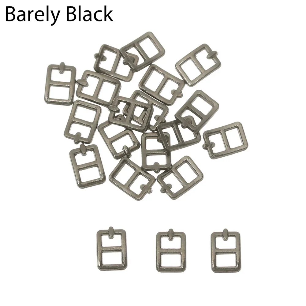 Металлические пряжки Barely Black 20 шт.