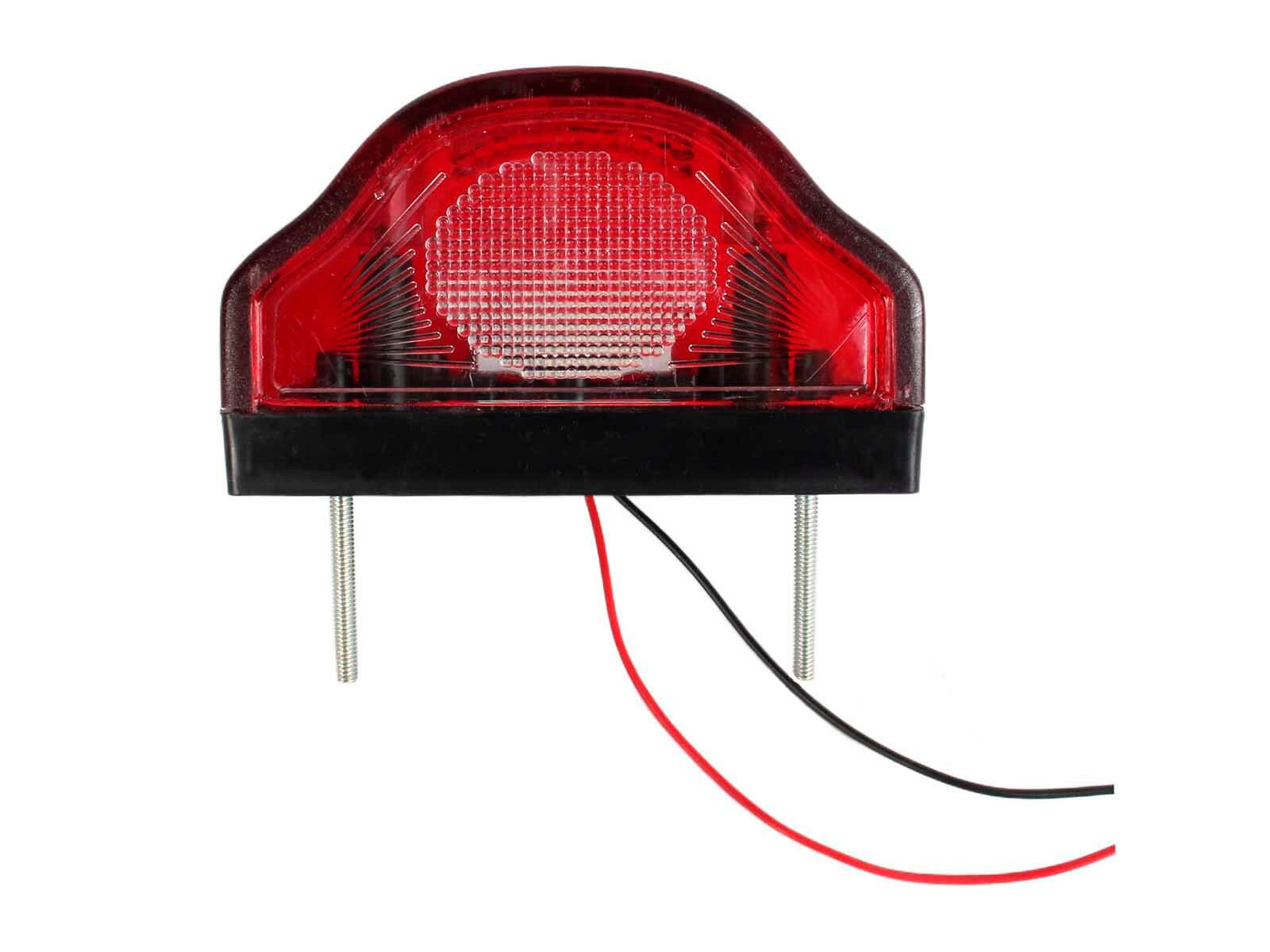Фонарь освещения номерного знака LED красный 9690/1К_ IN2332R