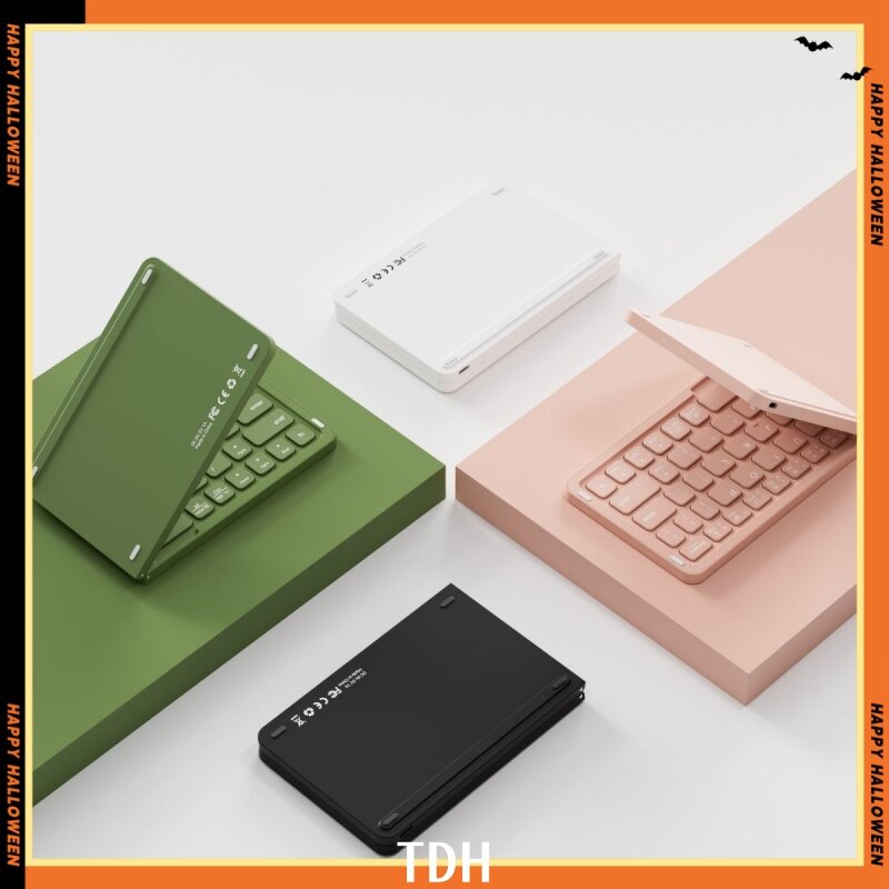 Складная клавиатура с плоским Bluetooth/Зелёный