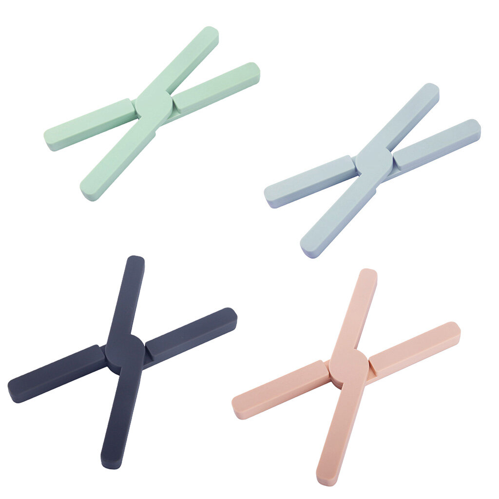 4 Шт Складной Теплоизоляционный Коврик Для Столовых Приборов Нескользящий Изолированный Коврик для Чаши для Креативного Чая, Кофе-Бара, Подставки для Чашек, Подставки Для Напитков, Настольные Аксессуары