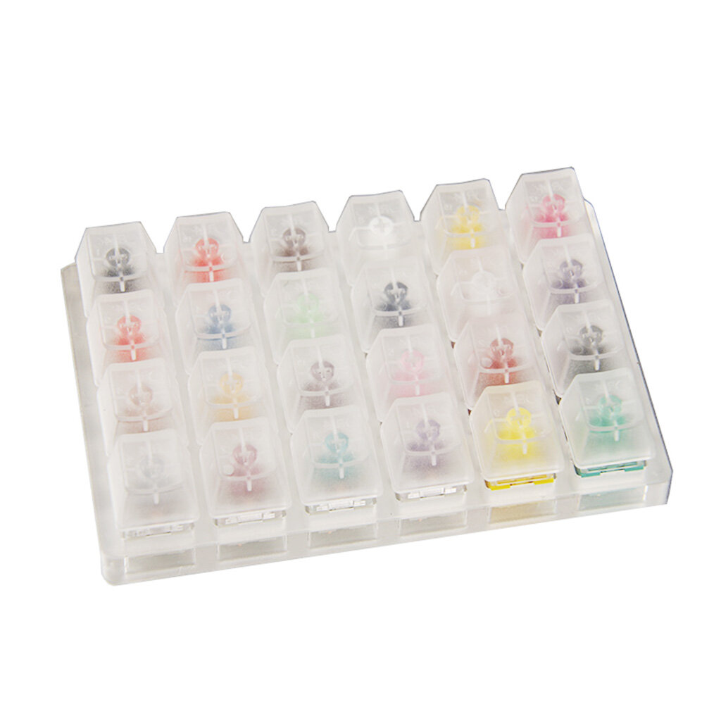 Kaihua Box 24-Клавишный Тестер Cherry MX Switch Прозрачный для Механической Клавиатуры