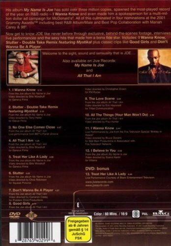 Диск JOE - The Video Collection (1 DVD) — фото 1
