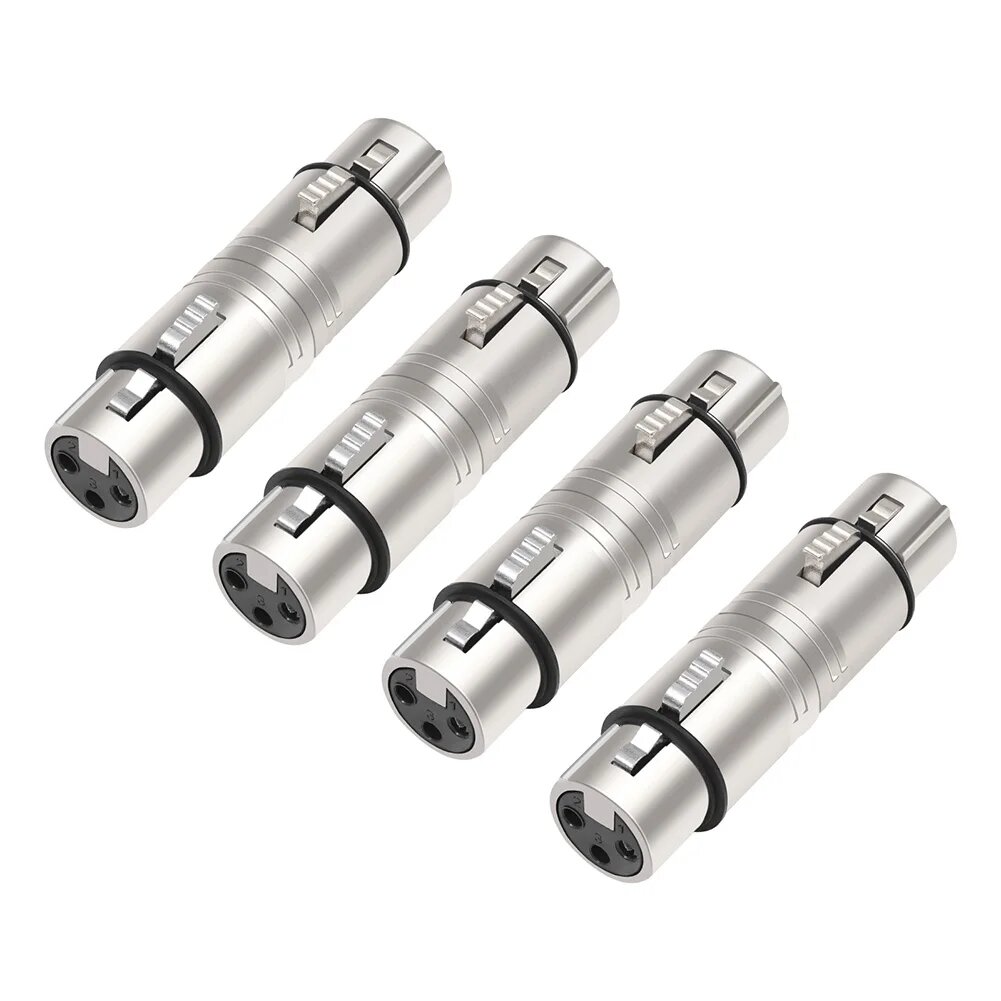 Переходник «мама-мама» XLR «мама-мама» 3-контактный разъем удлинитель микрофонного ствола для микрофона-микшера