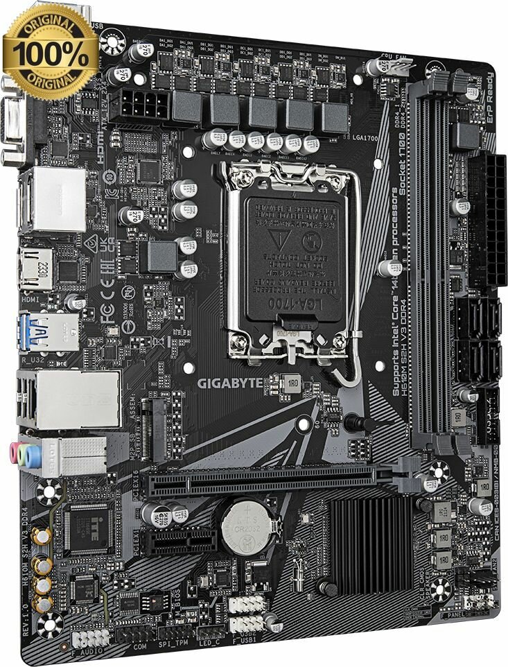 Материнская плата Gigabyte H610M S2H V3 DDR4