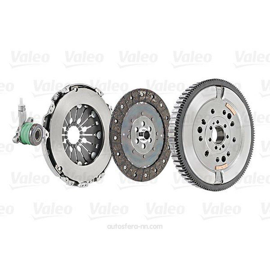 VALEO 837407 4-х компонентный комплект сцепления RENAULT Laguna II 1.9 dCi (03,01>), Espace IV 1.9 dCi (11,02>03,05)