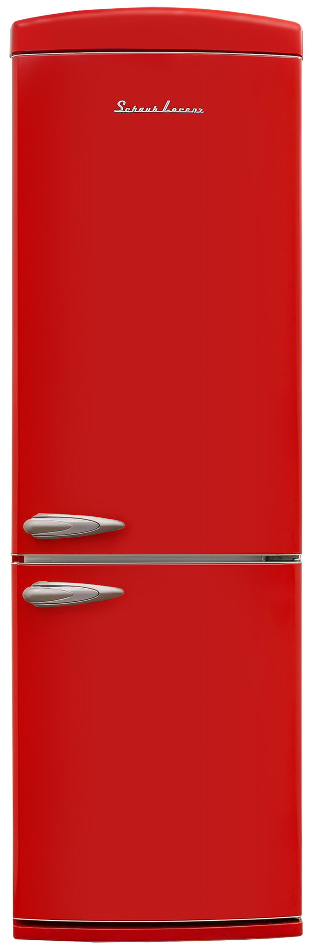 Двухкамерный холодильник Schaub Lorenz SLU S335R4E No frost, красный
