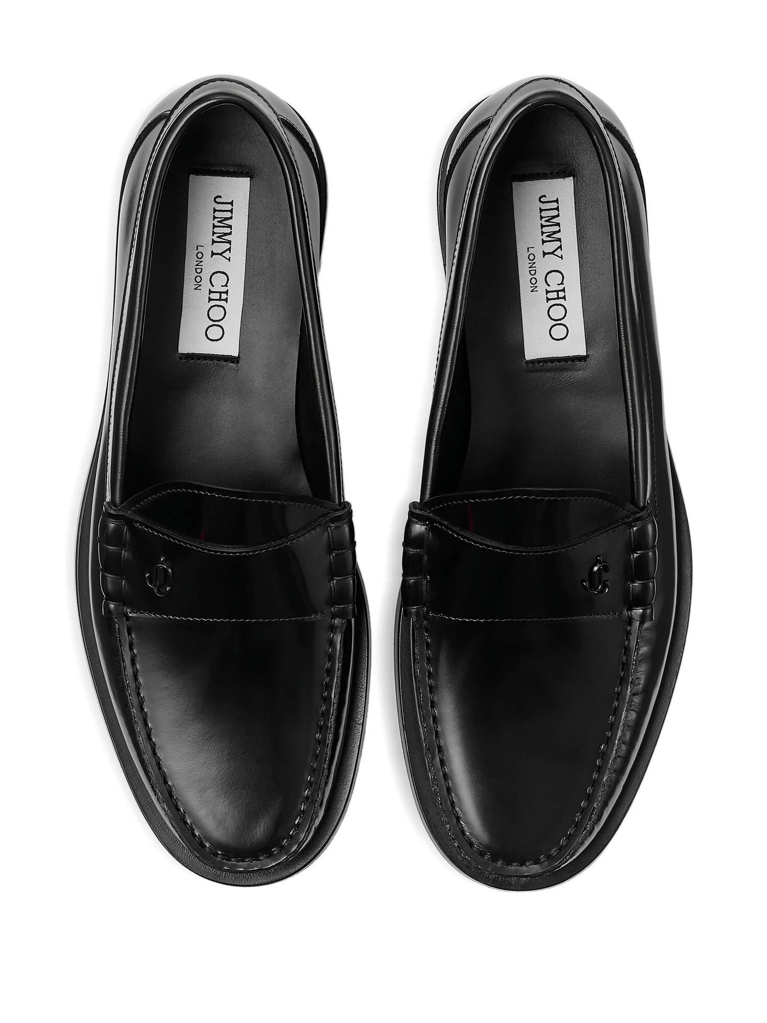 Лоферы JIMMY CHOO Ethan, размер 40, black/black — фото 1